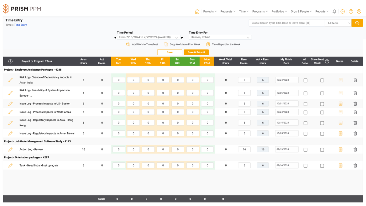 Project Portfolio Management Solution for PMOs - Prism PPM