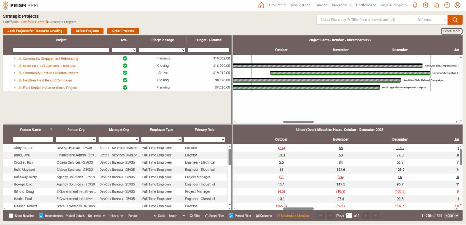Project Portfolio Management Software - Prism PPM